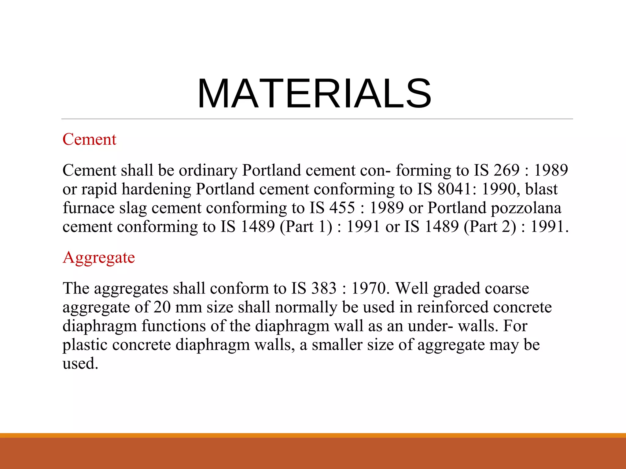 Construction of diaphragm wall | PPT