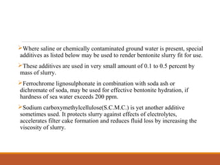 Construction of diaphragm wall | PPT