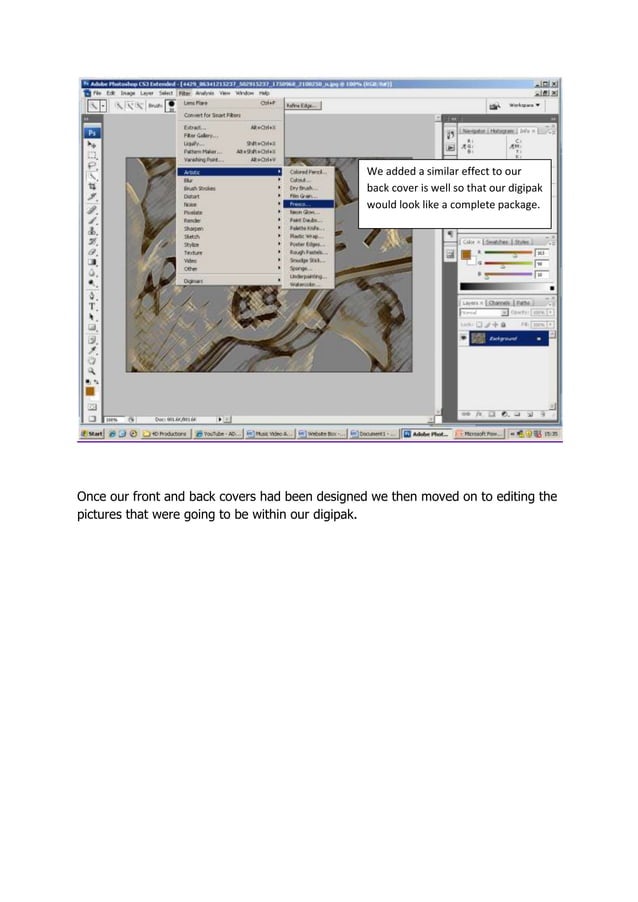 Construction Of Digipak | PDF