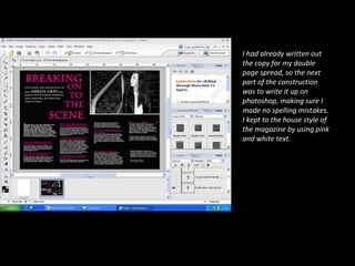 Construction of double page spread | PPT