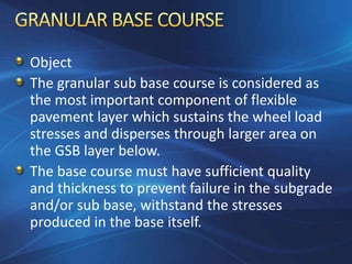 Construction of flexible pavements | PPTX