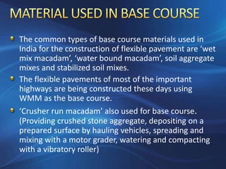 Construction of flexible pavements | PPTX