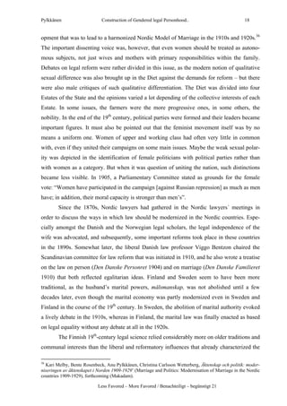 Construction Of Gendered Legal Personhood In The History Of | PDF