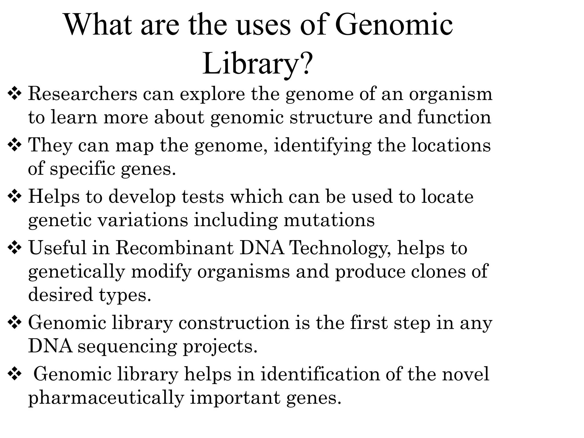 Construction of gene library | PPTX