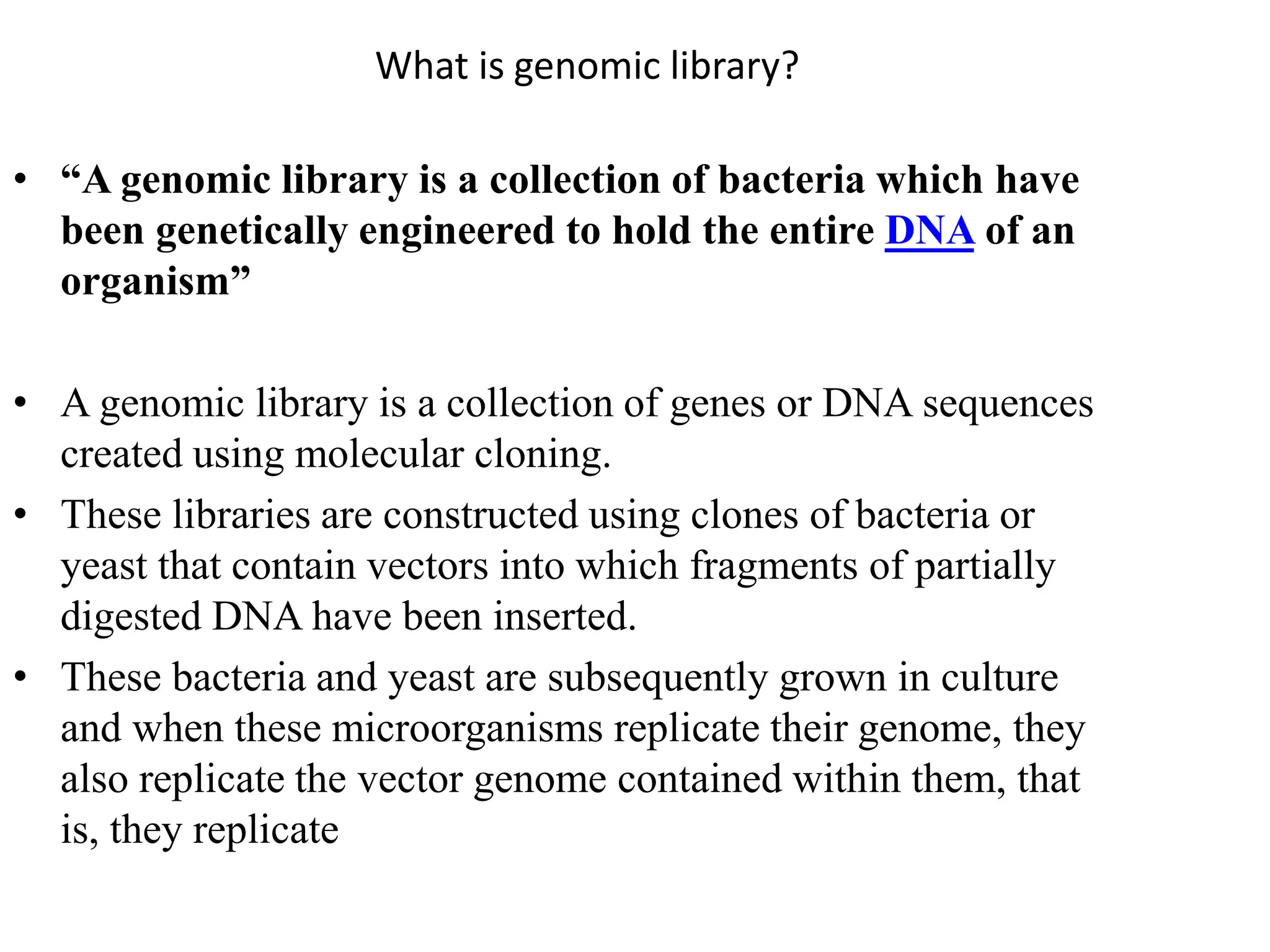 Construction of gene library | PPTX