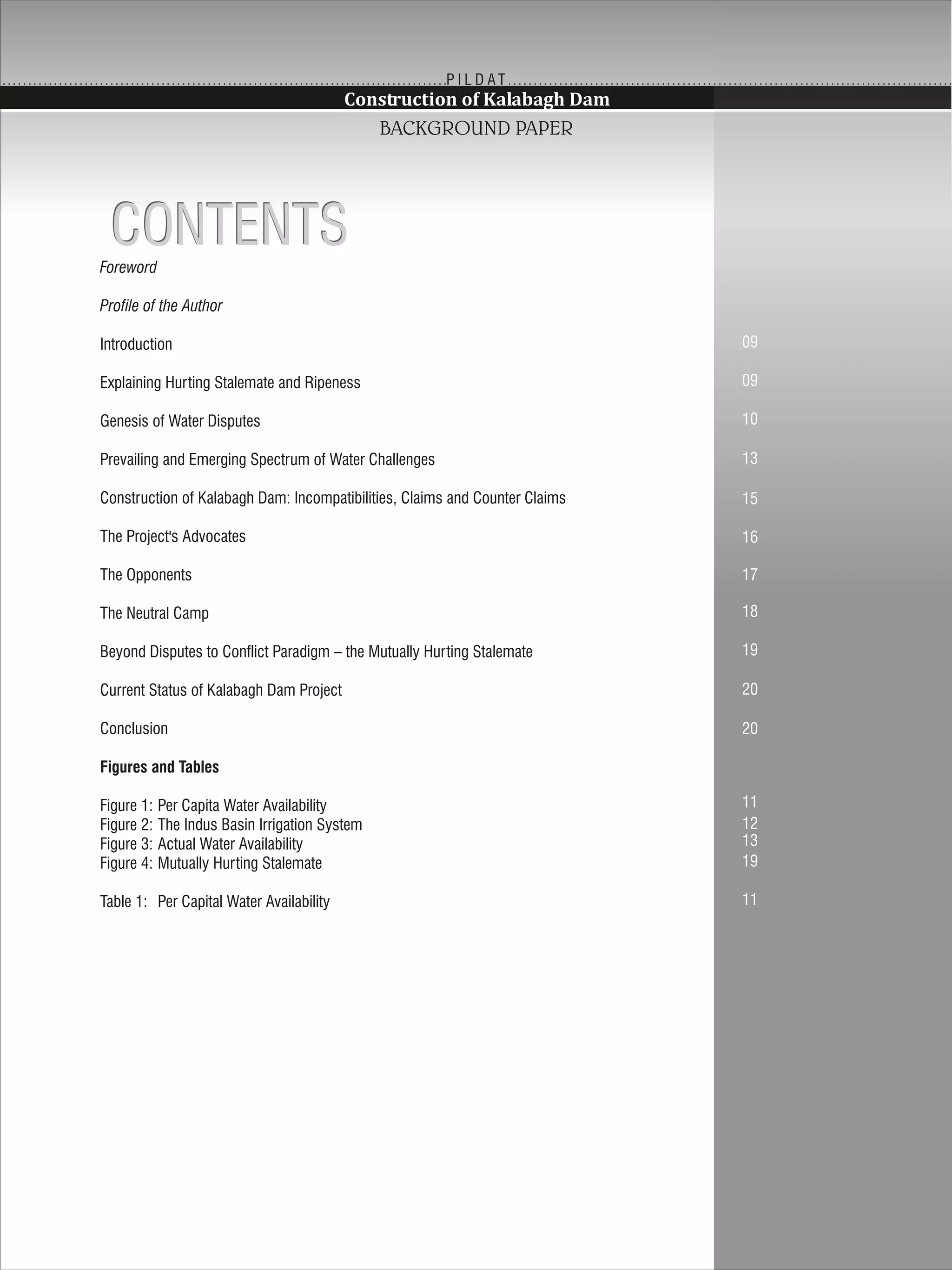 Construction of kalabagh dam background paper | PDF