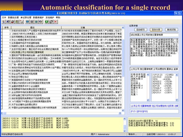 Construction of knowledge base for automatic indexing and ...