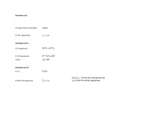 Construction of life table TERI University, New Delhi | PPT