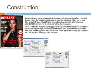 Construction of media | PPT