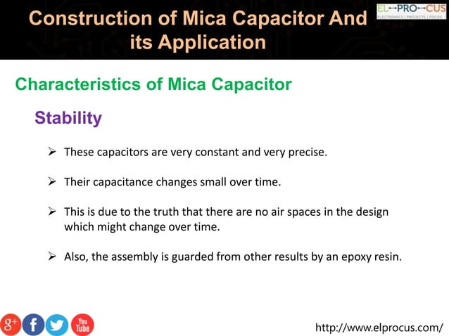 Construction of mica capacitor and its application | PPTX | Geology ...