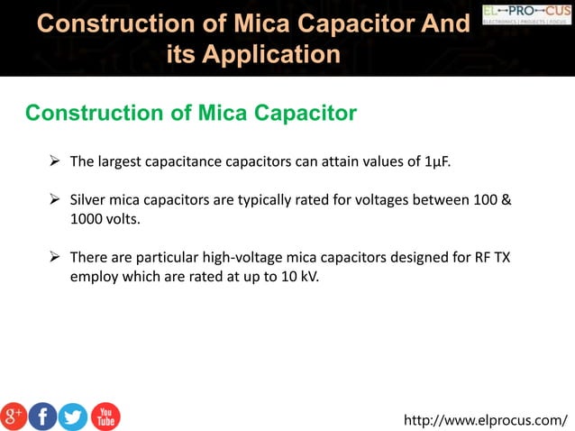 Construction of mica capacitor and its application | PPTX | Geology ...