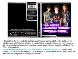Construction of Music DVD Cover | PPT | Music Video | Genres