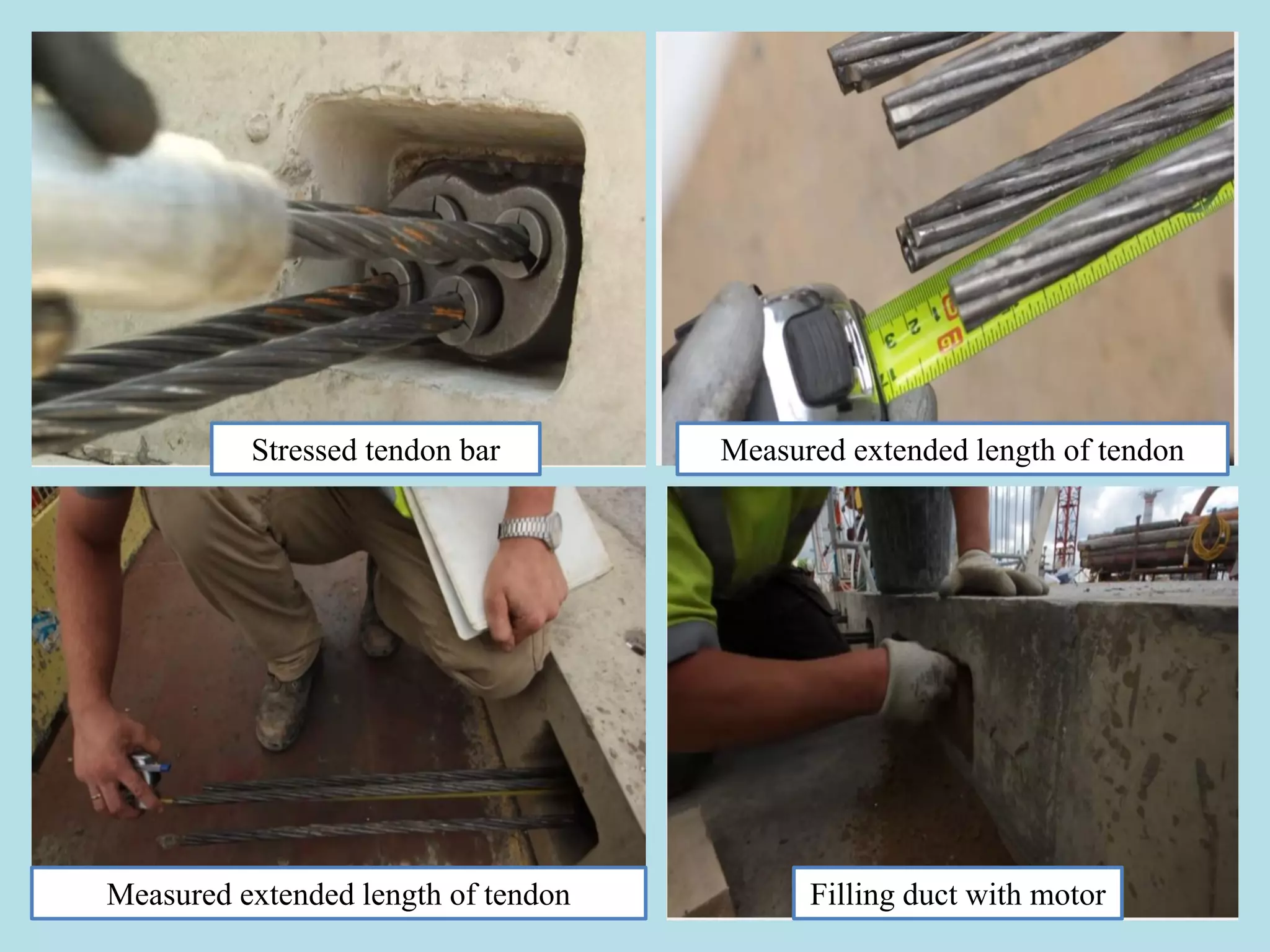 Construction of post tension slab | PDF