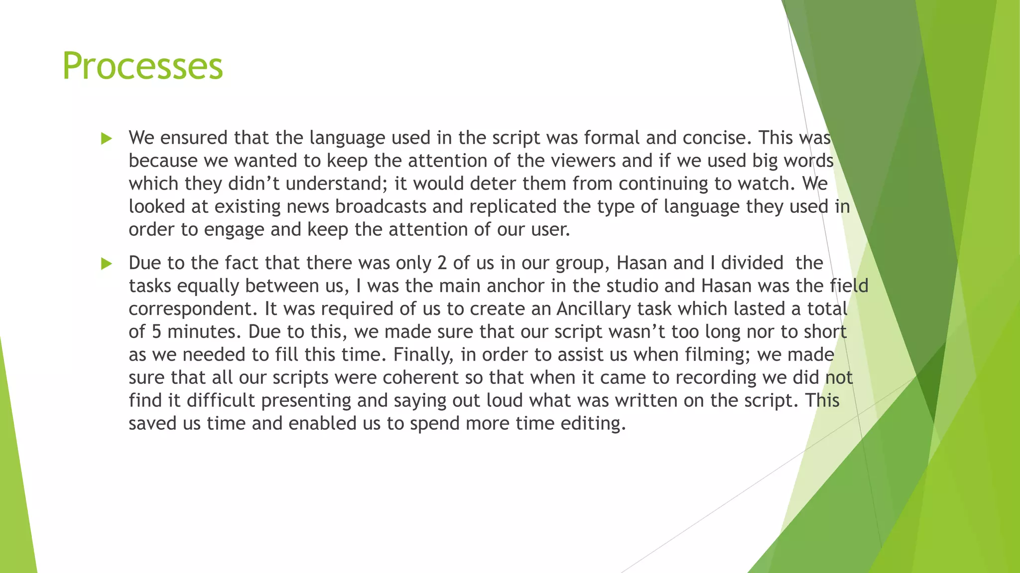 Script Construction | PPTX