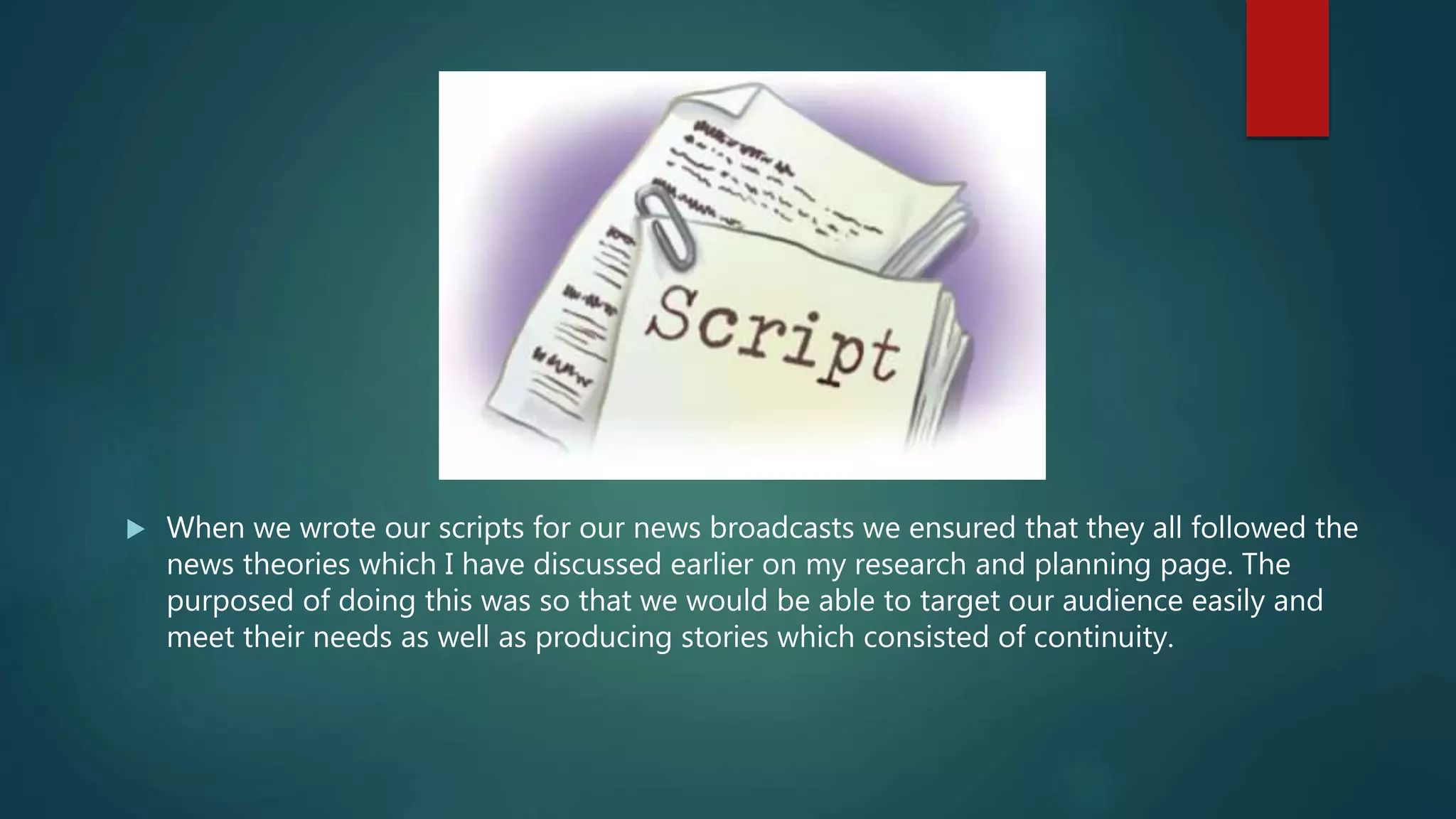 Construction of scripts | PPT
