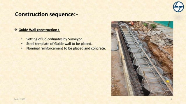 Construction of secant piles presentation | PPTX | Civil Engineering ...