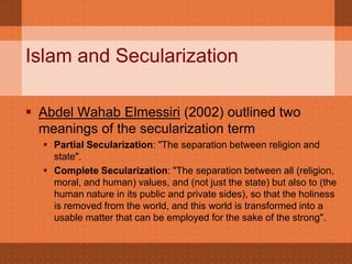 Construction of Secular and Sacred Religion | PPTX