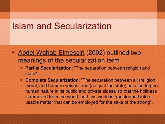Construction of Secular and Sacred Religion | PPTX