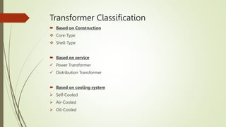 Construction of Single-Phase Transformers.pptx
