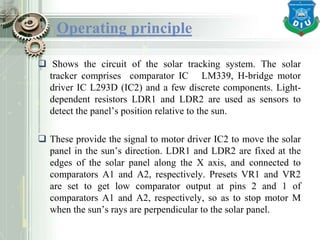 Solar Tracker With 1 Axis | PPT