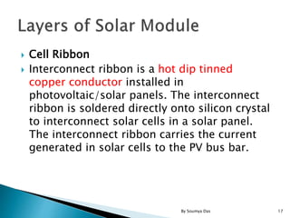 Construction of solar module | PPTX