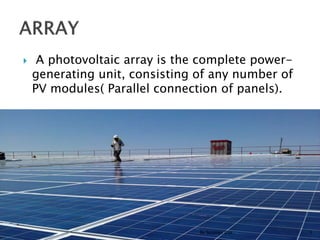 Construction of solar module | PPTX