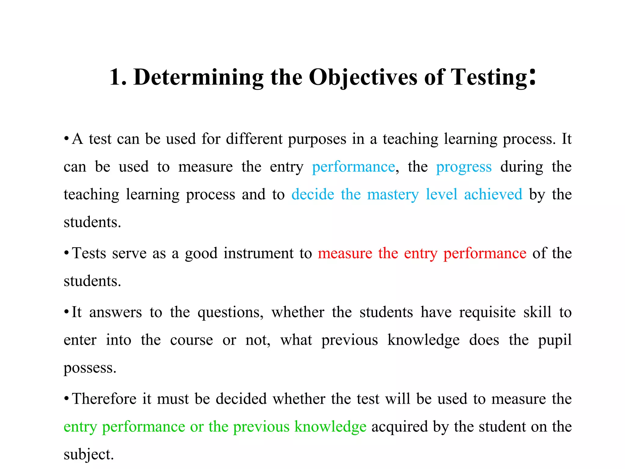 Construction of Test | PPTX
