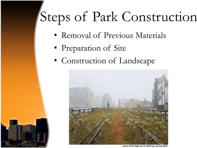 Construction of the highline | PPTX | Gardening | Home & Garden