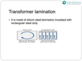 Construction of Transformer | Electronical Engineering | PPTX