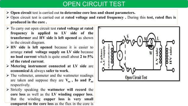 OPEN CIRCUIT AND SHORT CIRCUIT TEST OF SINGLE PHASE TRANSFORMER|DAY7 ...