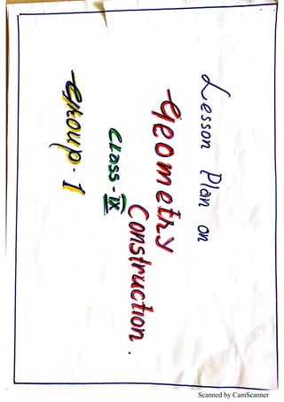 Construction of triangle class ix | PDF