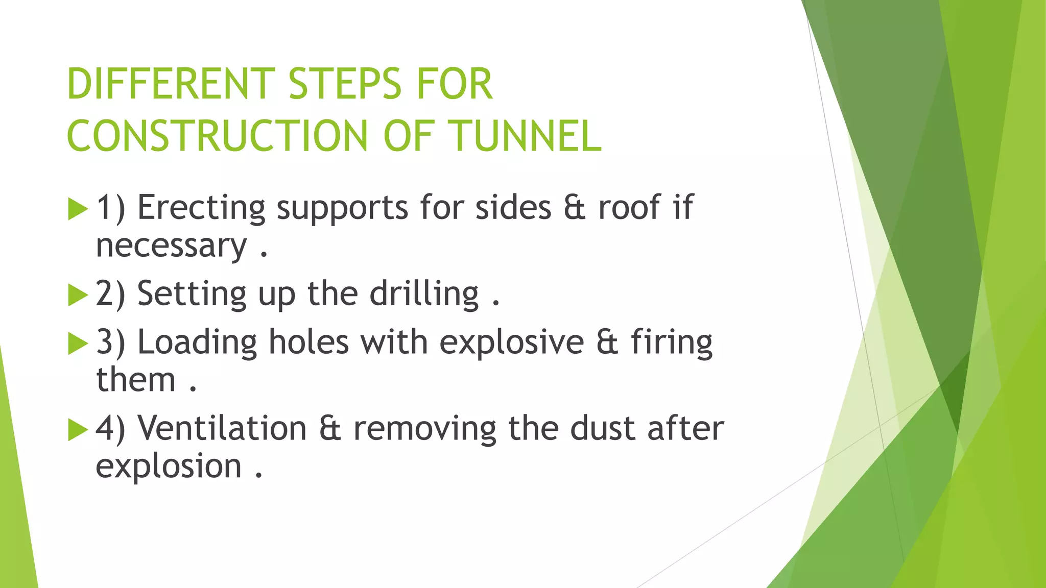 Construction Of Tunnel Pptx