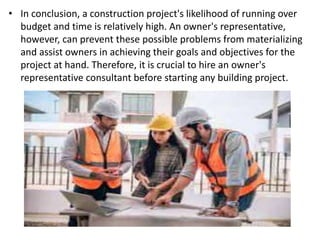 construction owners rep companies | PPTX | Construction Industry ...