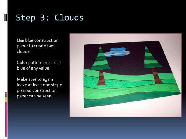 Art 31 - Construction Paper Landscape (Elementary) | PPT
