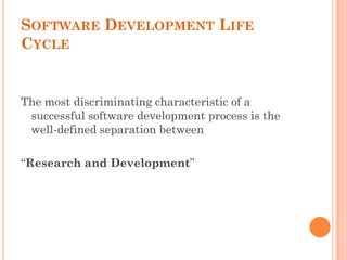 Software development life cycle Construction phase | PPTX