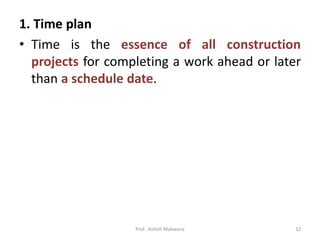 Construction planning_Construction Management (2180611) (Semester-8 ...