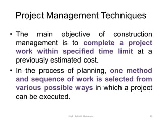 Construction planning_Construction Management (2180611) (Semester-8 ...