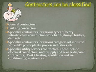 Construction planning & management | PPTX