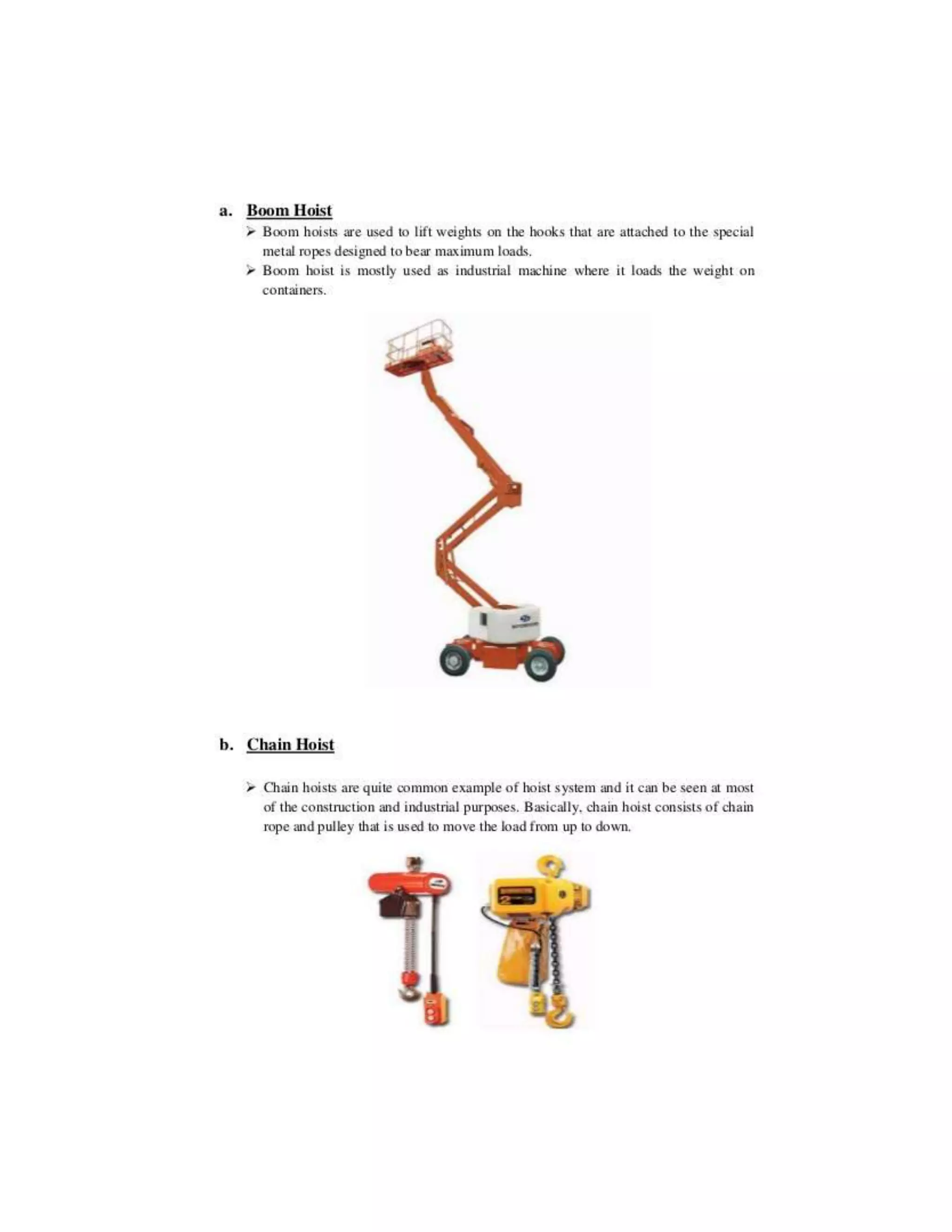 Construction plant and equipment notes | DOCX