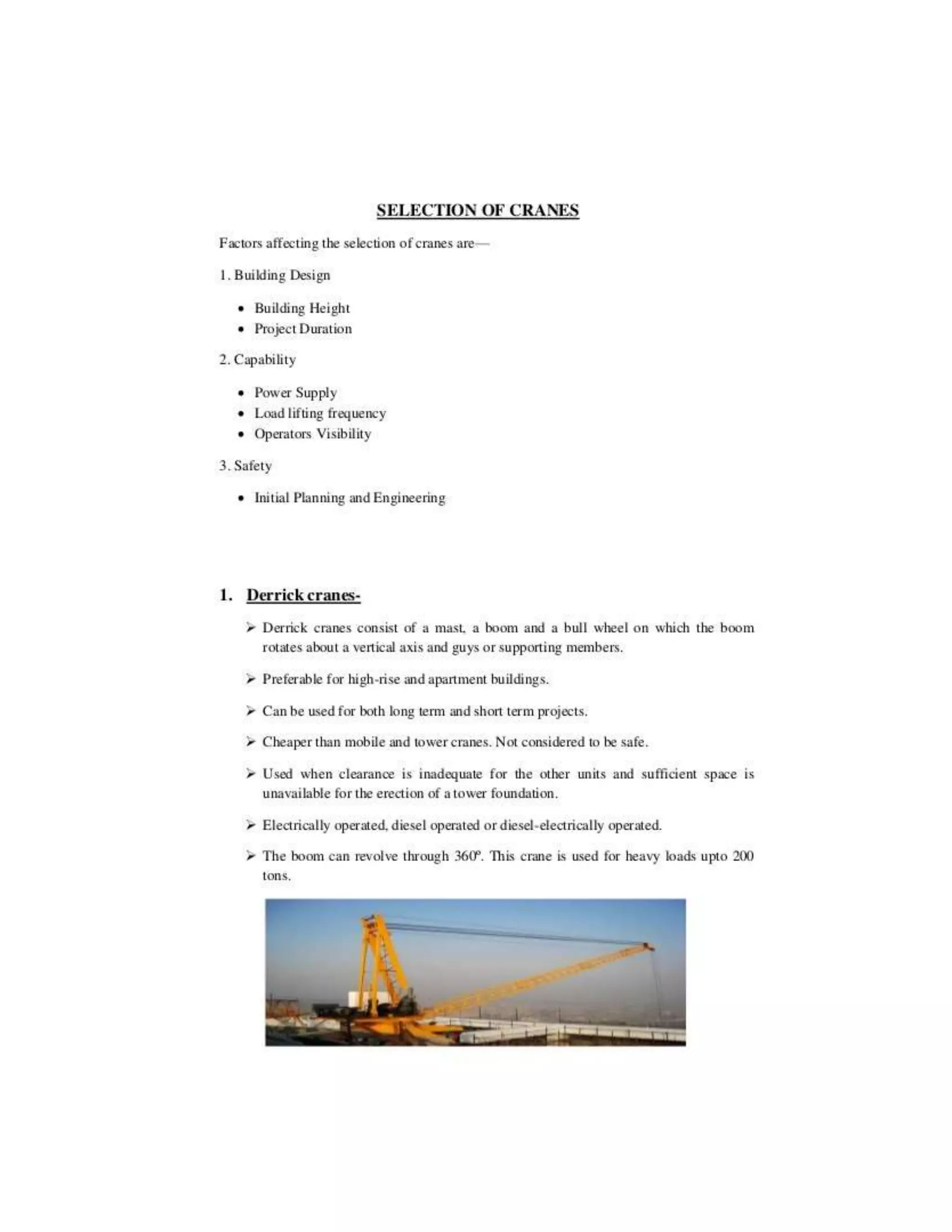 Construction plant and equipment notes | DOCX