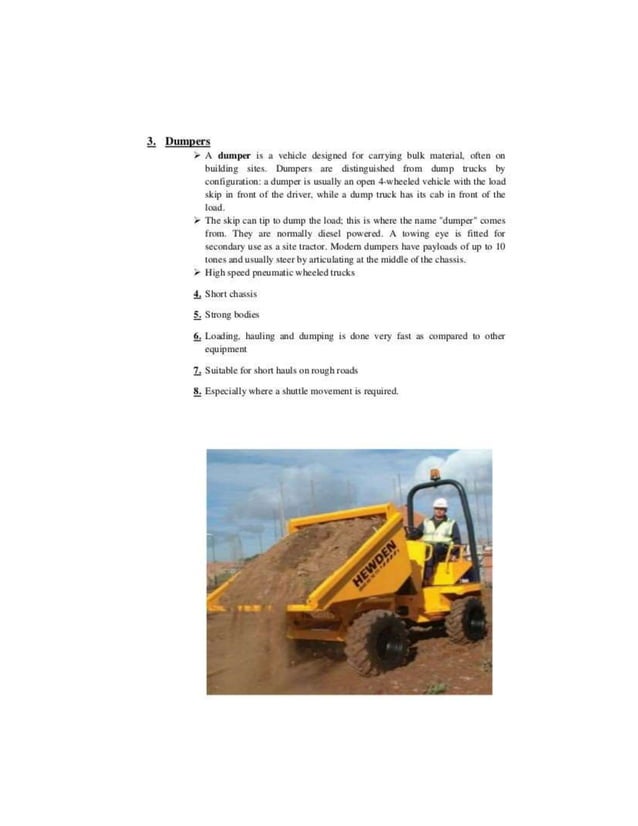Construction plant and equipment notes | DOCX