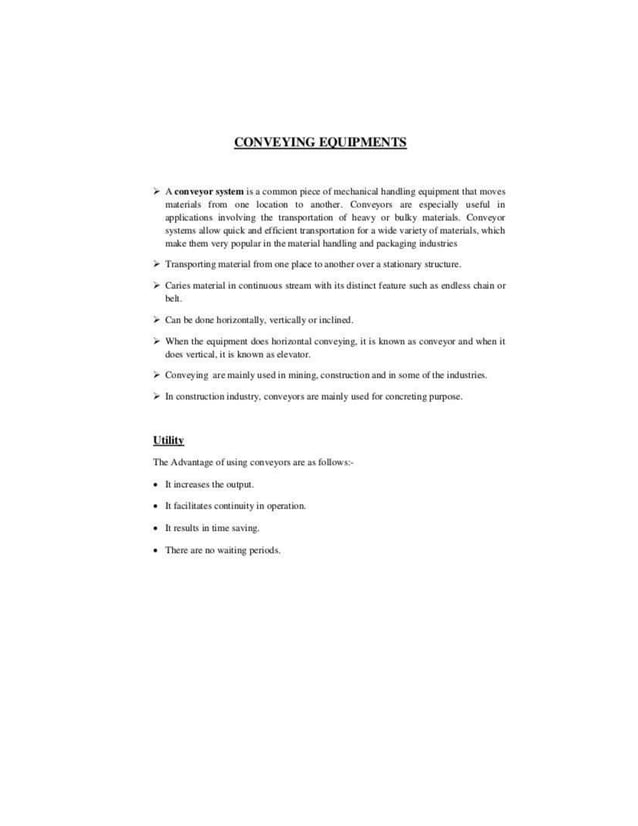Construction plant and equipment notes | DOCX