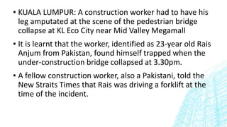 Construction Safety Presentation with Case Study | PPT