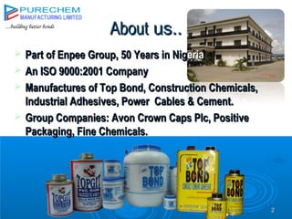 Purechem Construction Group Presentation | PPT
