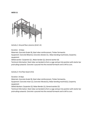 Building Construction process | PDF