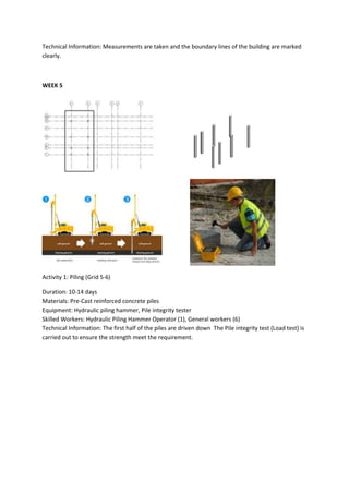 Building Construction process | PDF