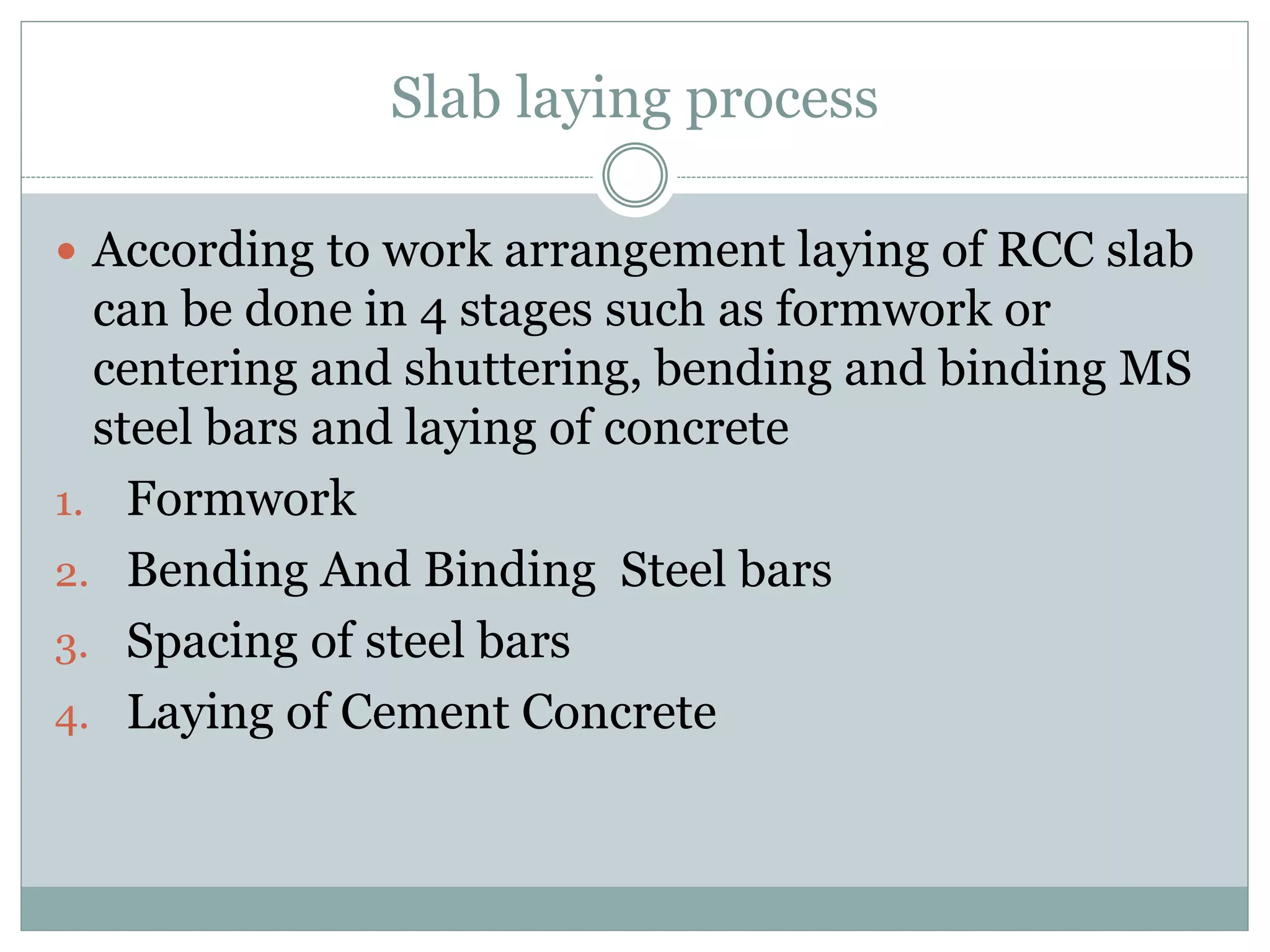 Construction process''column,beam,slab'' | PPTX