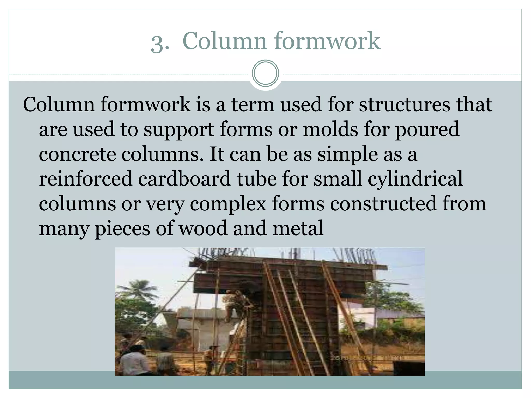 Construction process''column,beam,slab'' | PPTX