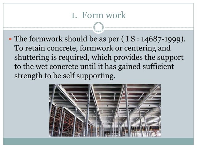 Construction process''column,beam,slab'' | PPTX | Civil Engineering ...
