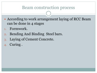 Construction process''column,beam,slab'' | PPTX
